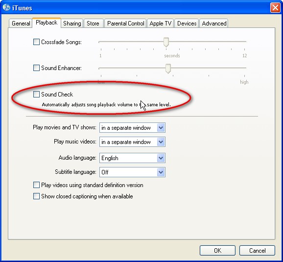 MP3 audio file normalization content page